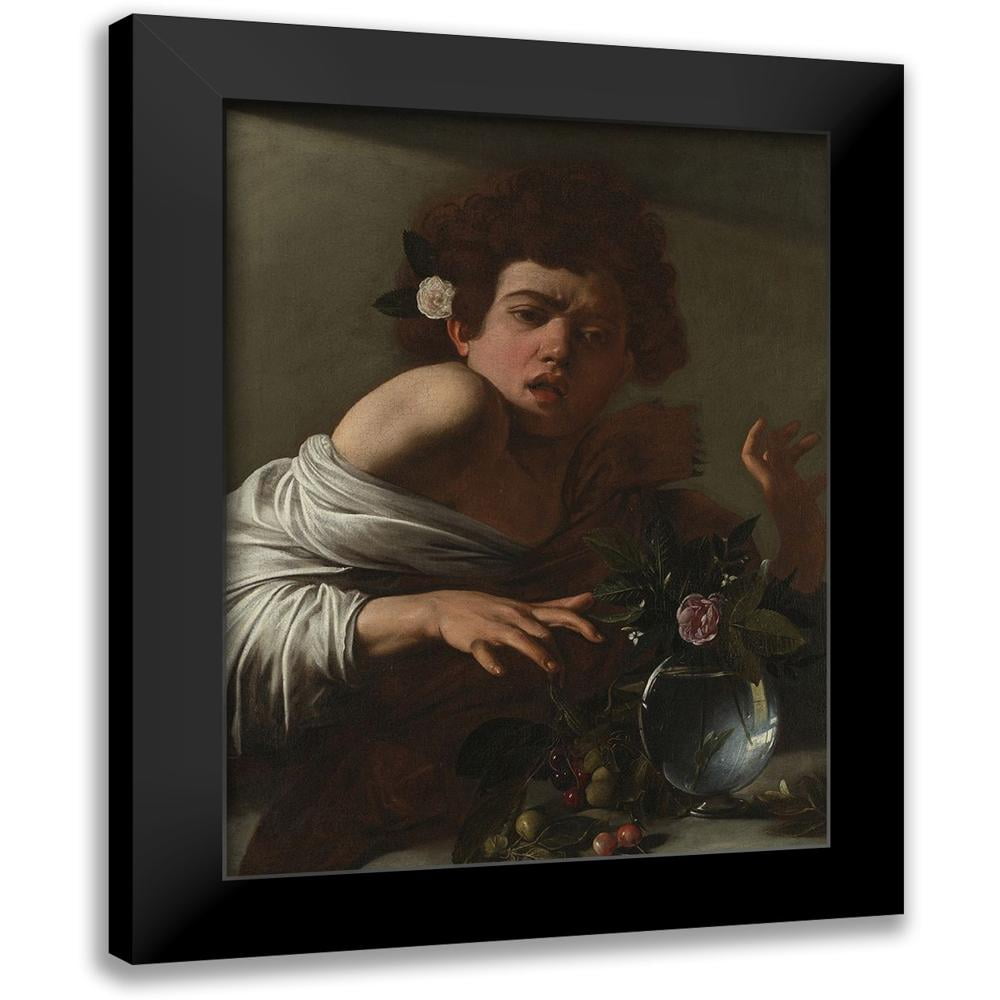 Caravaggio 15x18 Black Modern Framed Museum Art Print Titled - Boy ...