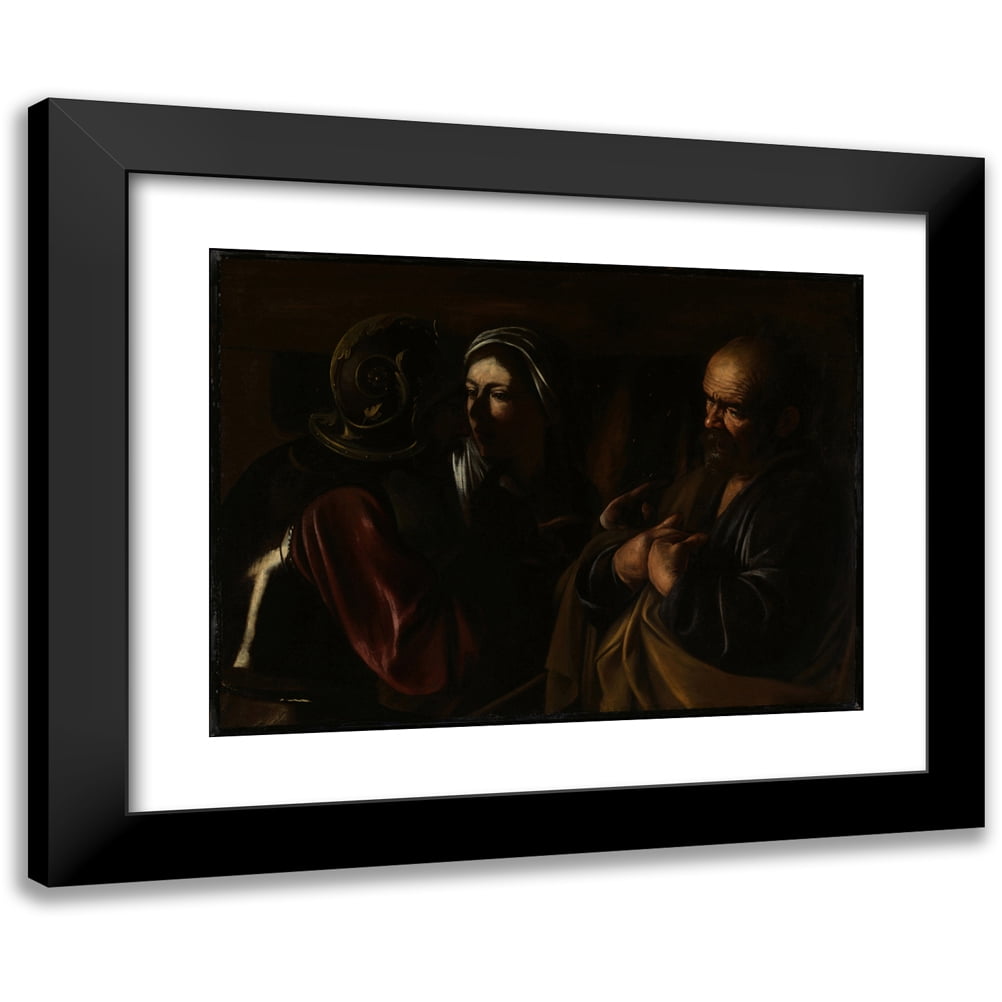 Caravaggio 24x19 Black Modern Framed Museum Art Print Titled - The ...