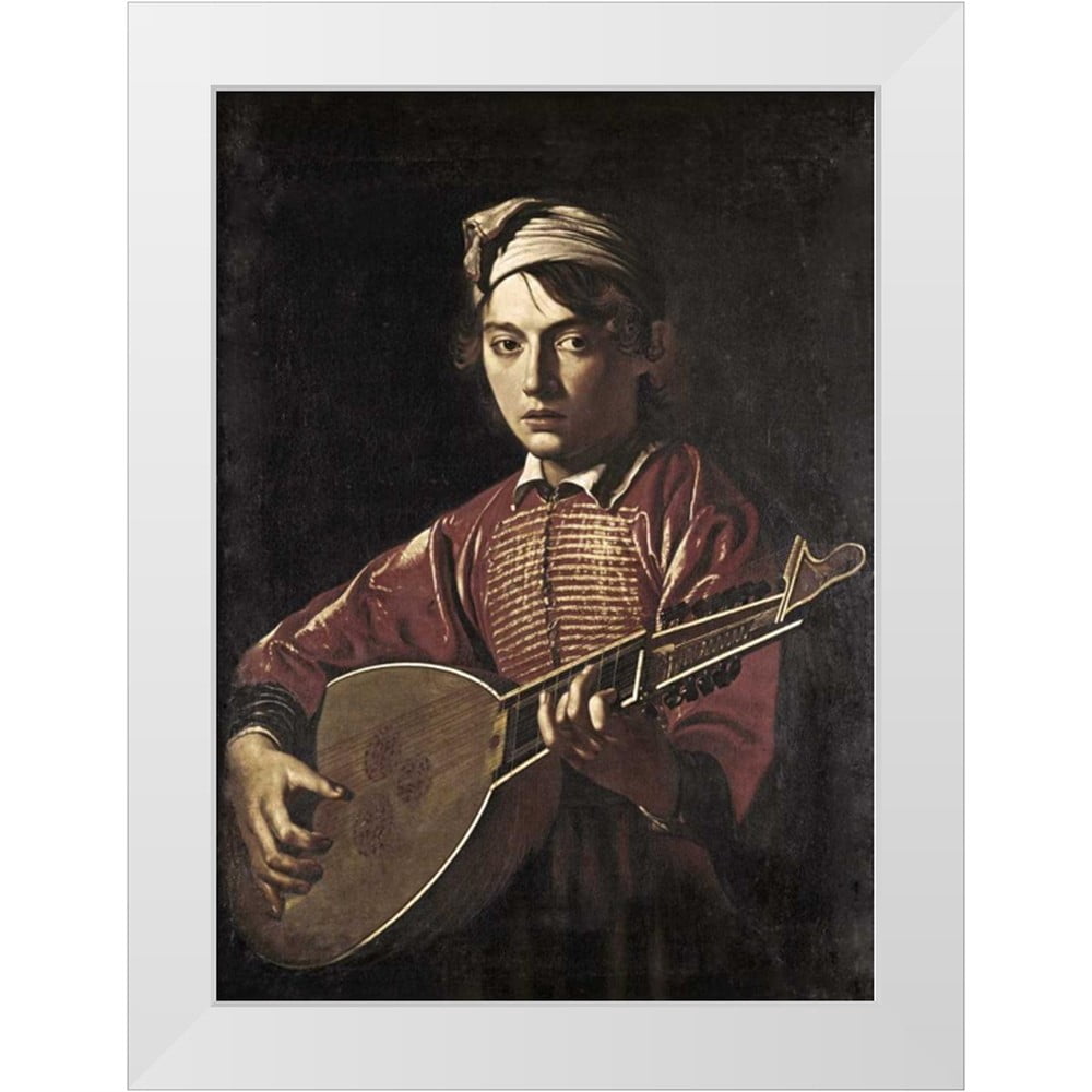 Caravaggio 24x32 White Modern Wood Framed Museum Art Print Titled - The ...