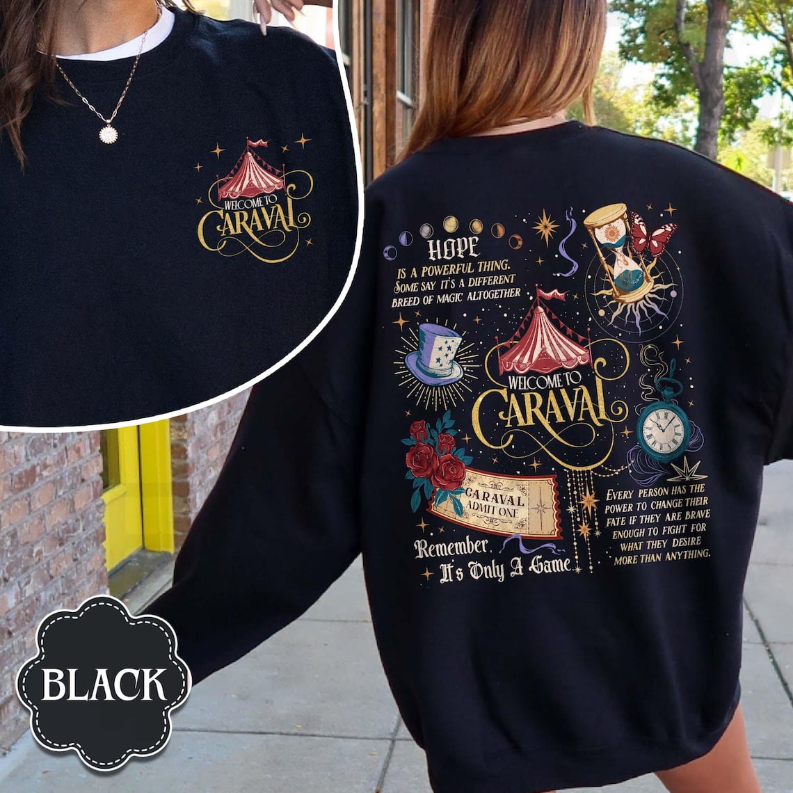 Caraval Series Sweatshirt, Remember It'S Only Game Shirt, Legendary ...