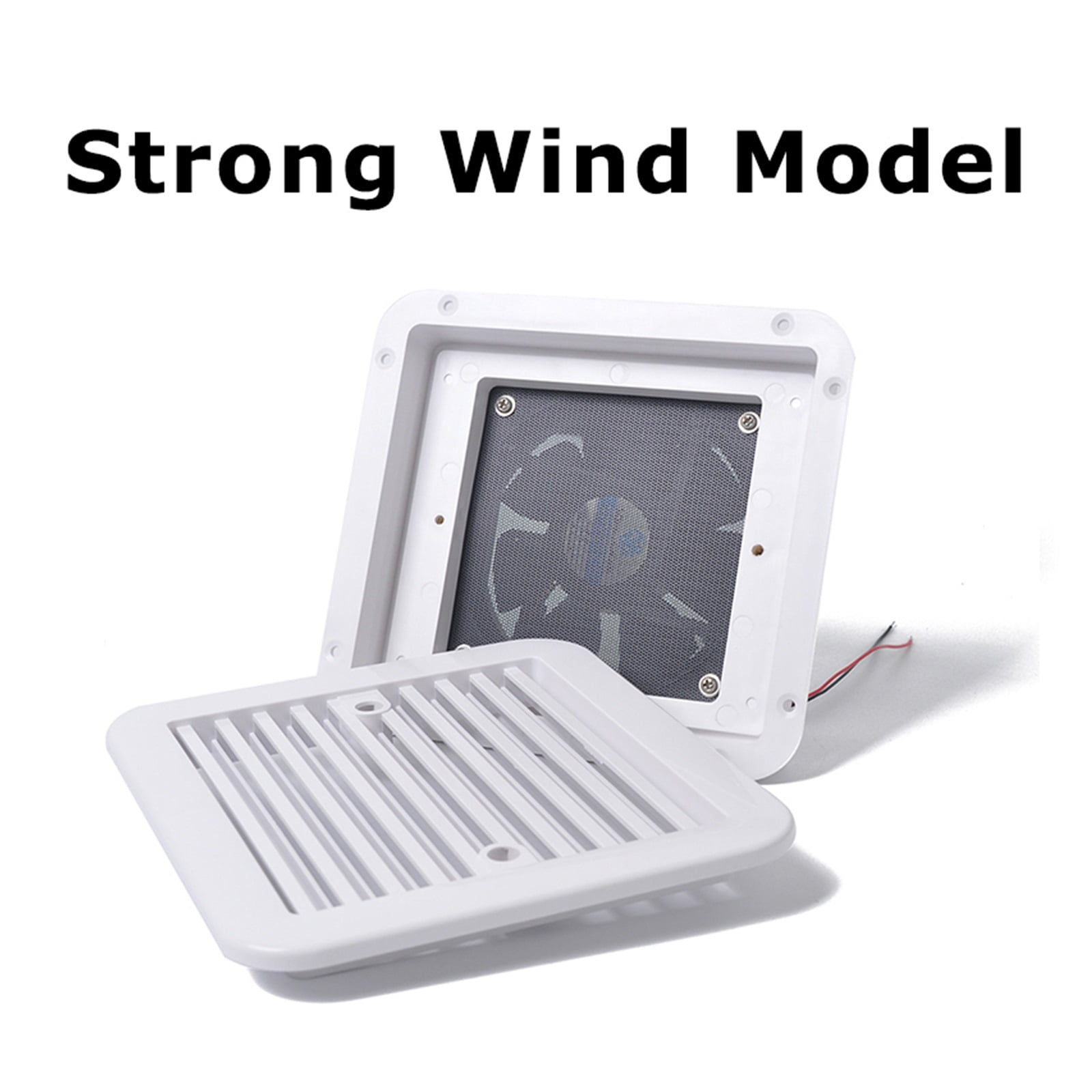 Caravan 12V Exhaust Fan Side Ventilation Fan Square Dustproof ...