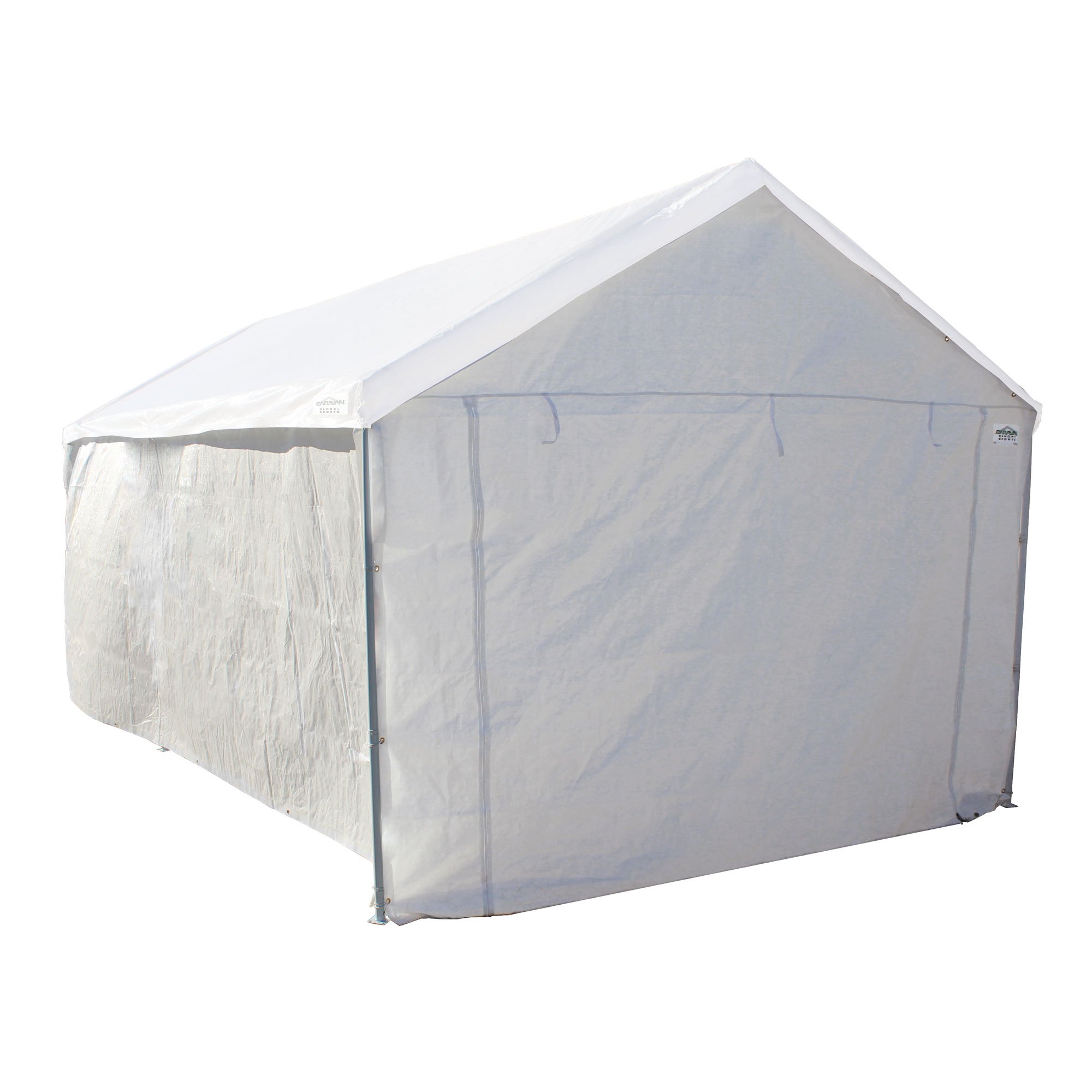 Caravan Canopy 10 X 20 Rectangle Domain Carport Enclosure Kit White