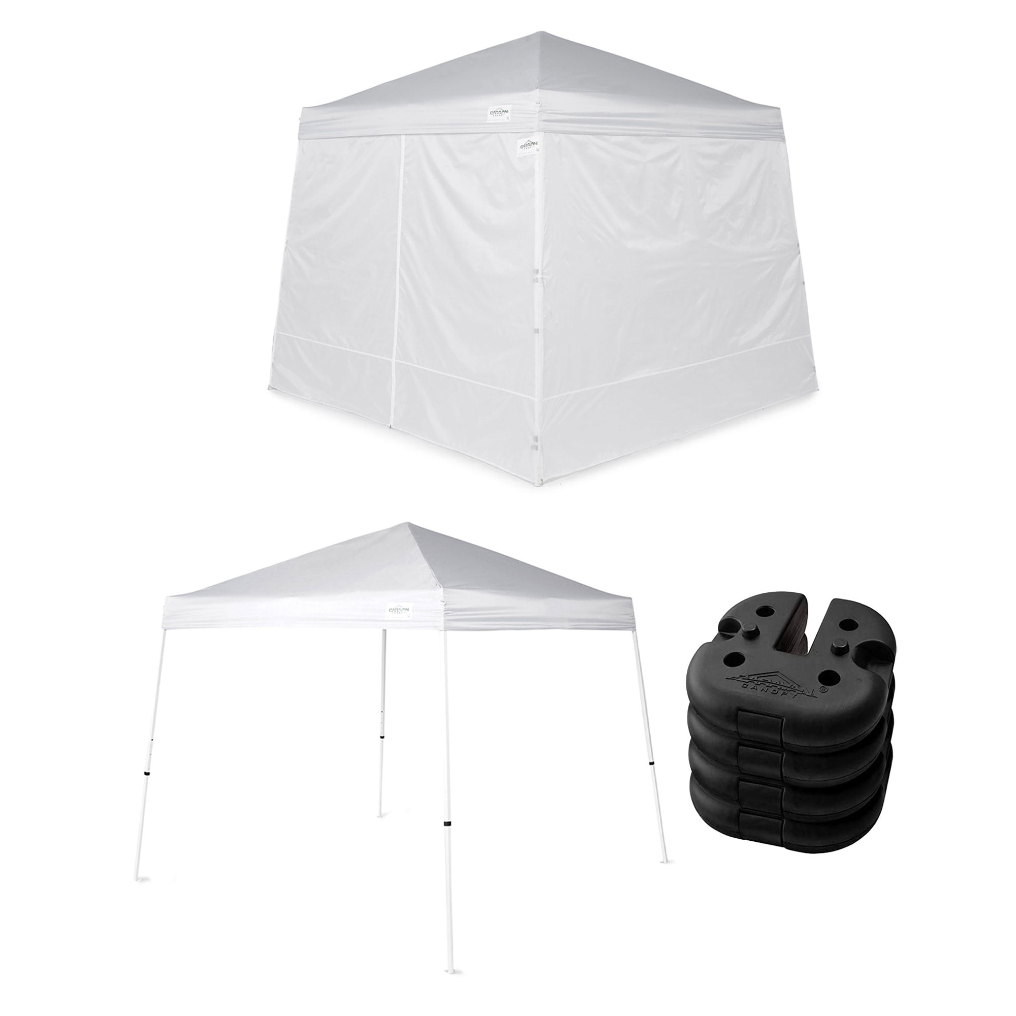 Caravan Canopy V Series Sidewalls w/V Series 2 Angled Leg Canopy & 4 ...