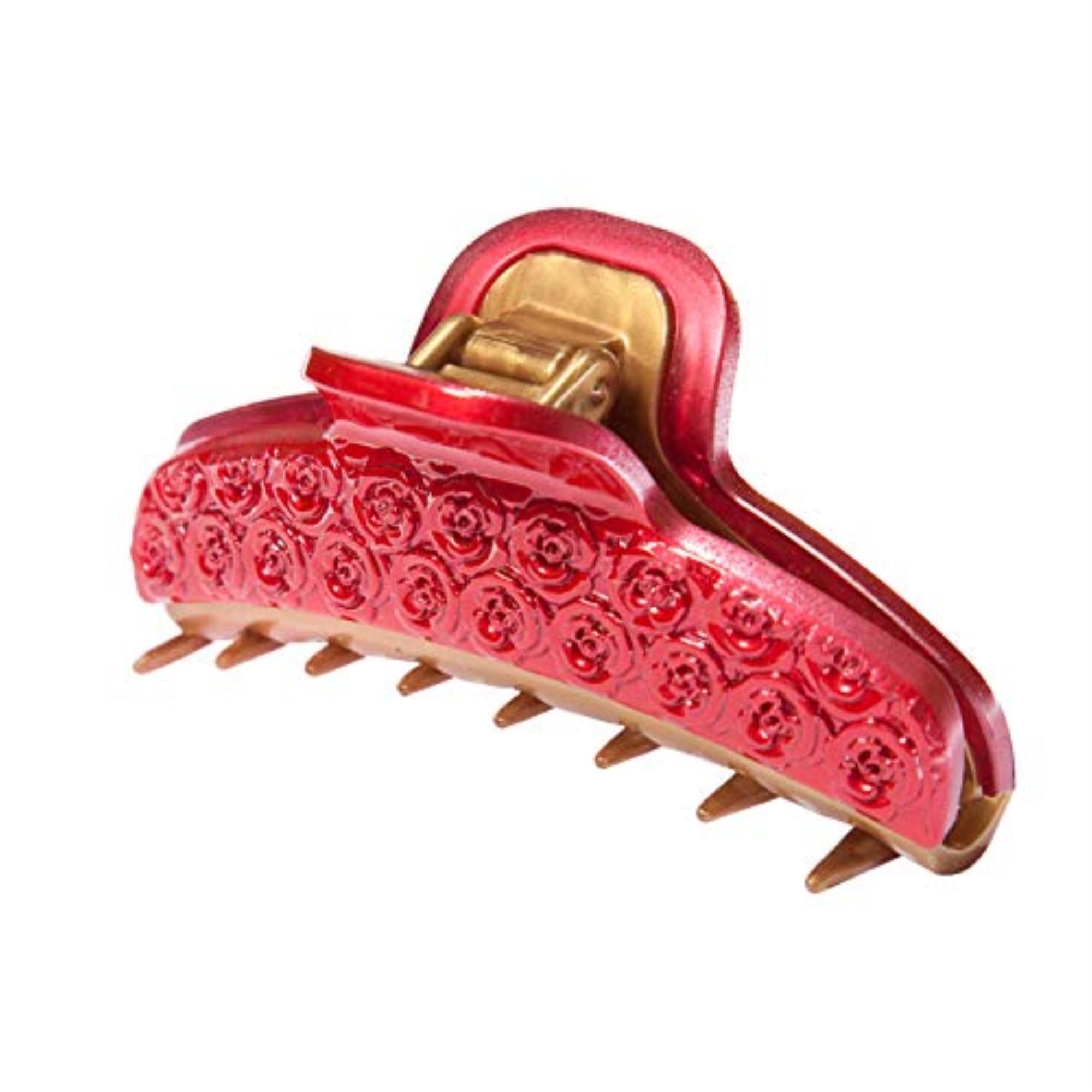 Caravan Caravan hot red and gold combined claw made in france rose ...