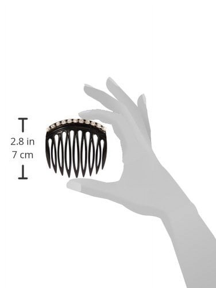 Caravan Hand Decorated Tooth Tuck Comb In Swarovski Crystal Stones Set ...