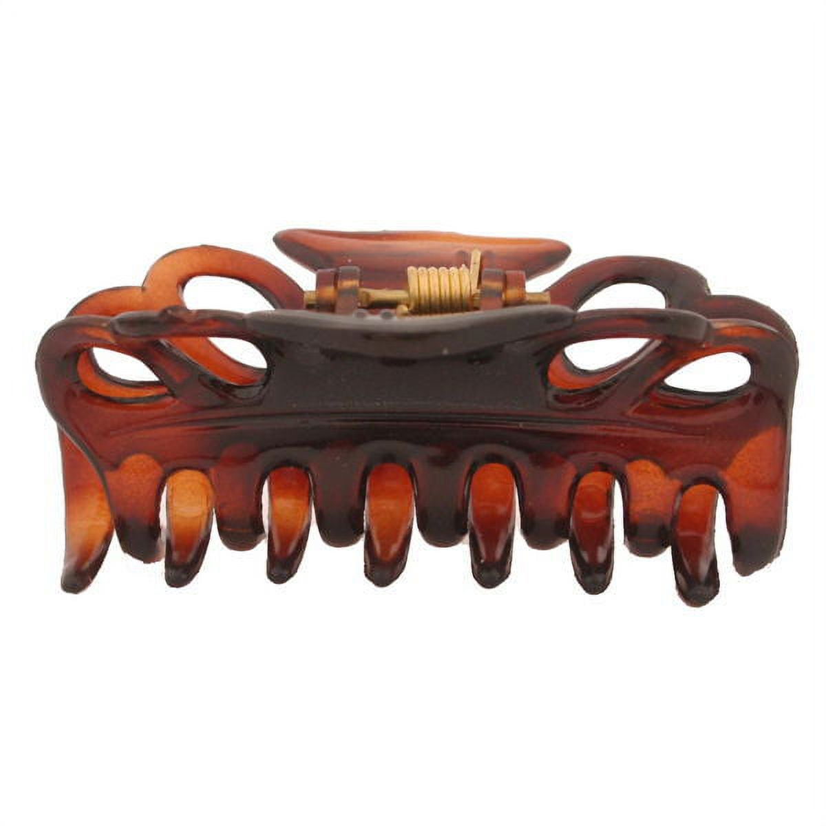 Caravan Large Braid Hair Claw Tortoise Shell Model No. 841 - Walmart.com