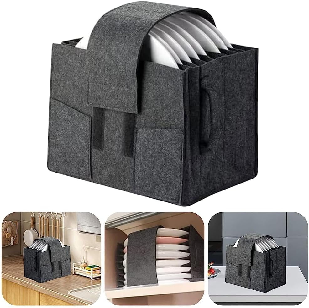 Caravan Plate Holder, Motorhome Kitchen Cupboard Storage For 8 Plates ...