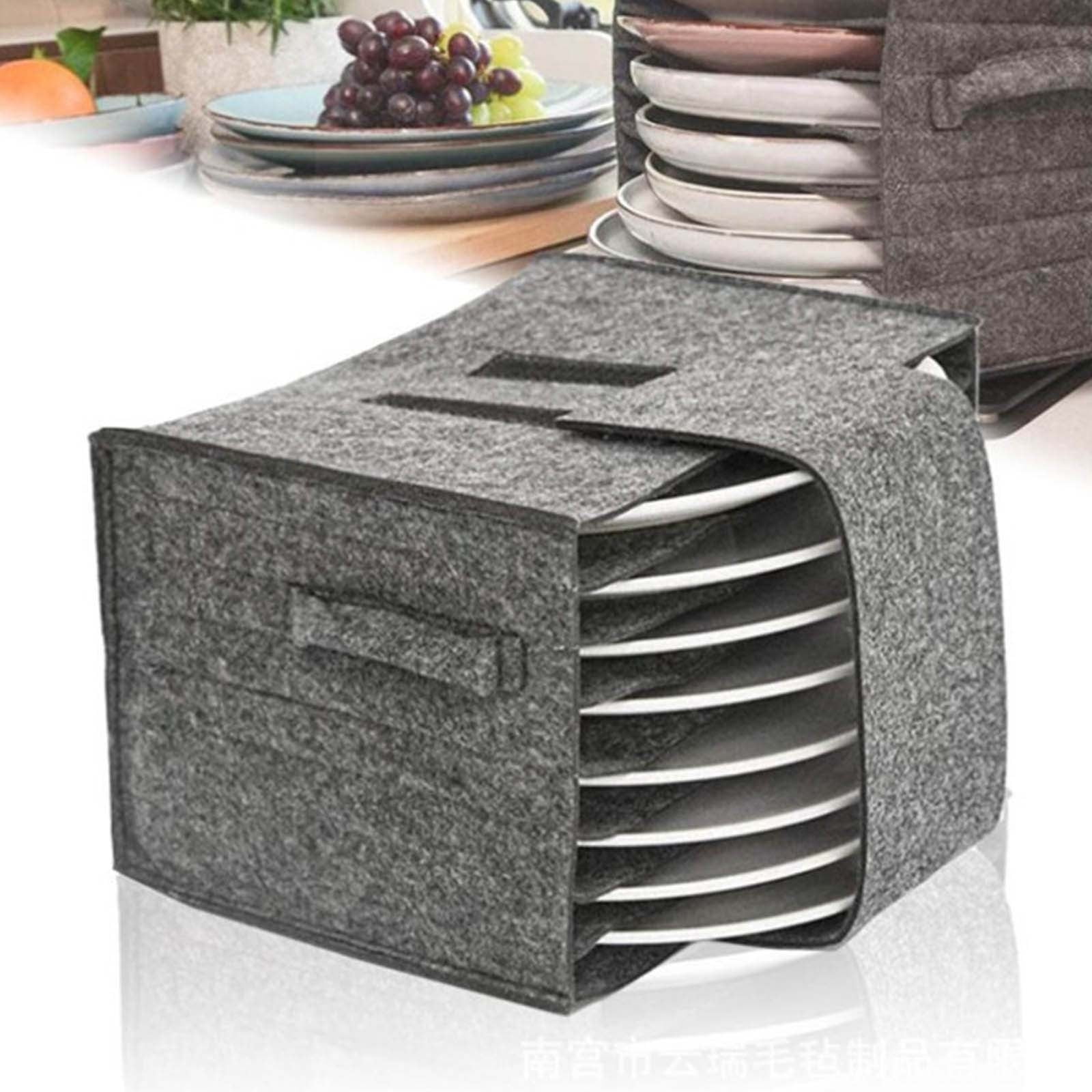 Caravan Plate Holder, Plate Storage Bag for 8 Plates Camping Dinnerware ...