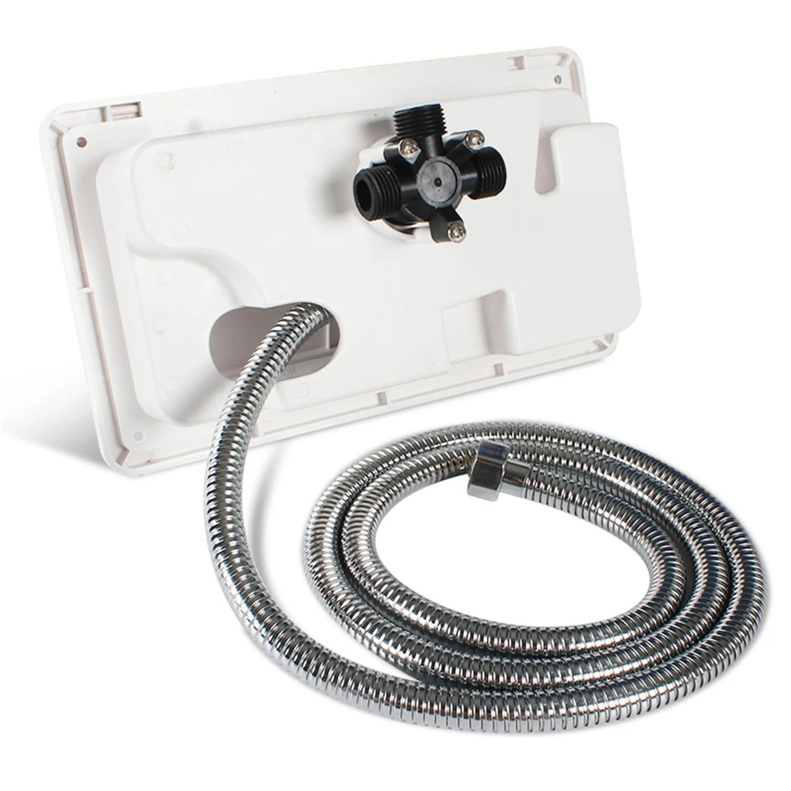 Caravan RV Shower Box With Lock Hot Cold Adjustable RV External Shower ...