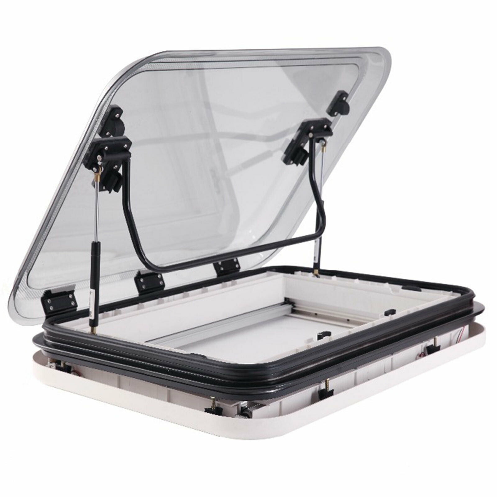 Caravan RV Skylight Roof Vent Hatch 800 x 500 Anti-UV Cover W/ LED ...