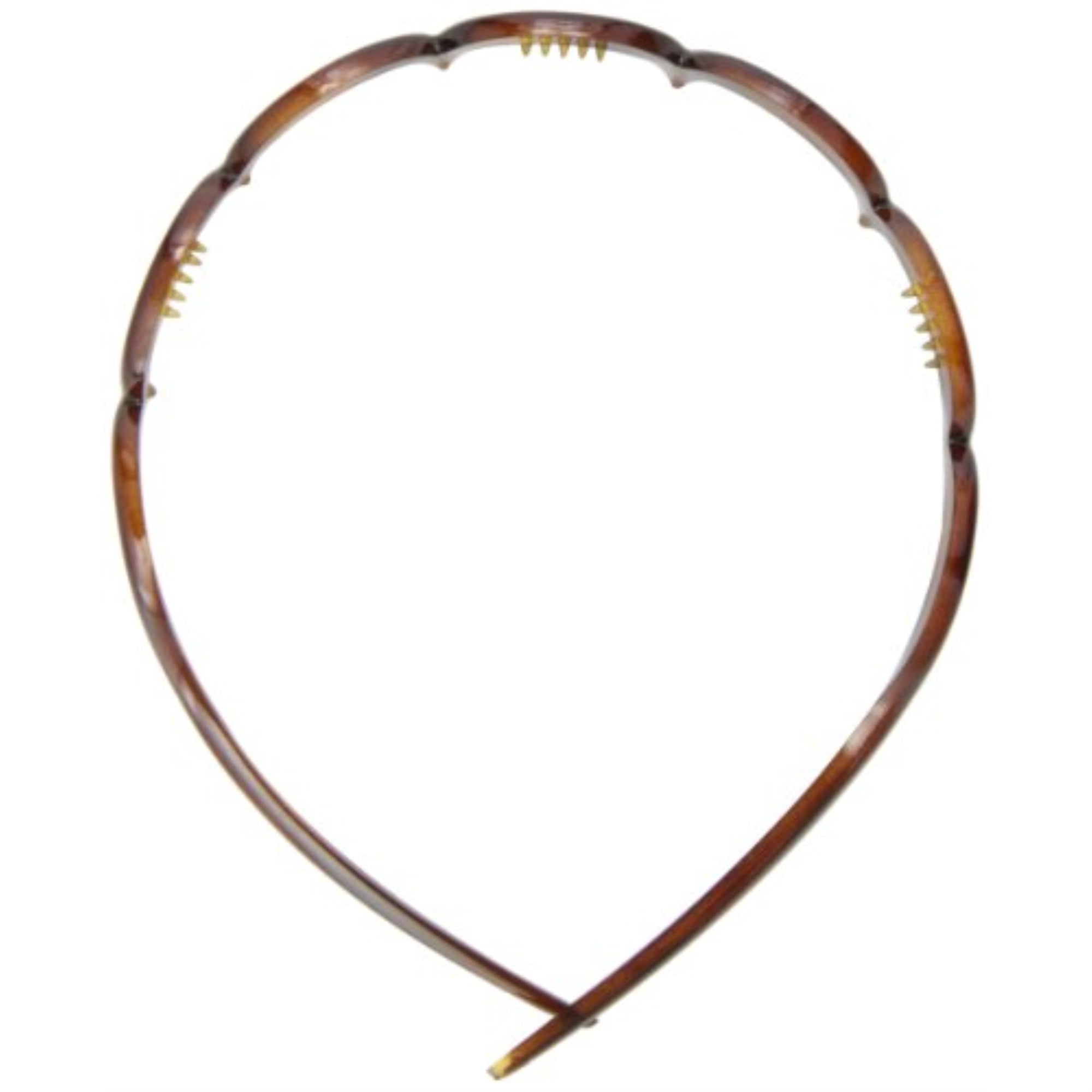 Caravan Wave Headband with Deep Teeth in Tortoise Shell Color of ...