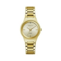 Caravelle Designed By Bulova Women's Two-Tone Crystal Bracelet Watch ...