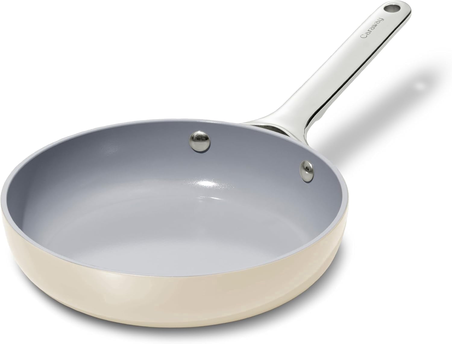Caraway Ceramic Non-Stick Mini Fry Pan, 8'', Cream - Walmart.com