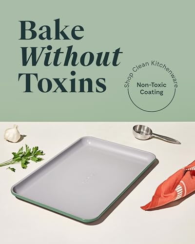 Caraway Non-Stick Ceramic Baking Sheet - Naturally Slick Coating Non ...