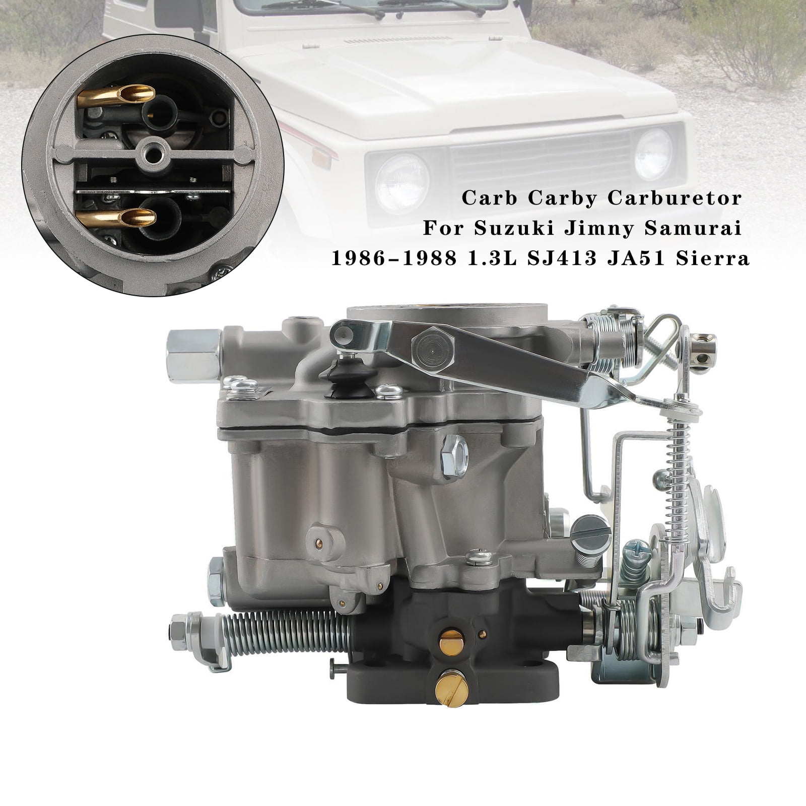 Carb Carby Carburetor For Suzuki Jimny Samurai 1986-1988 1.3L SJ413 ...