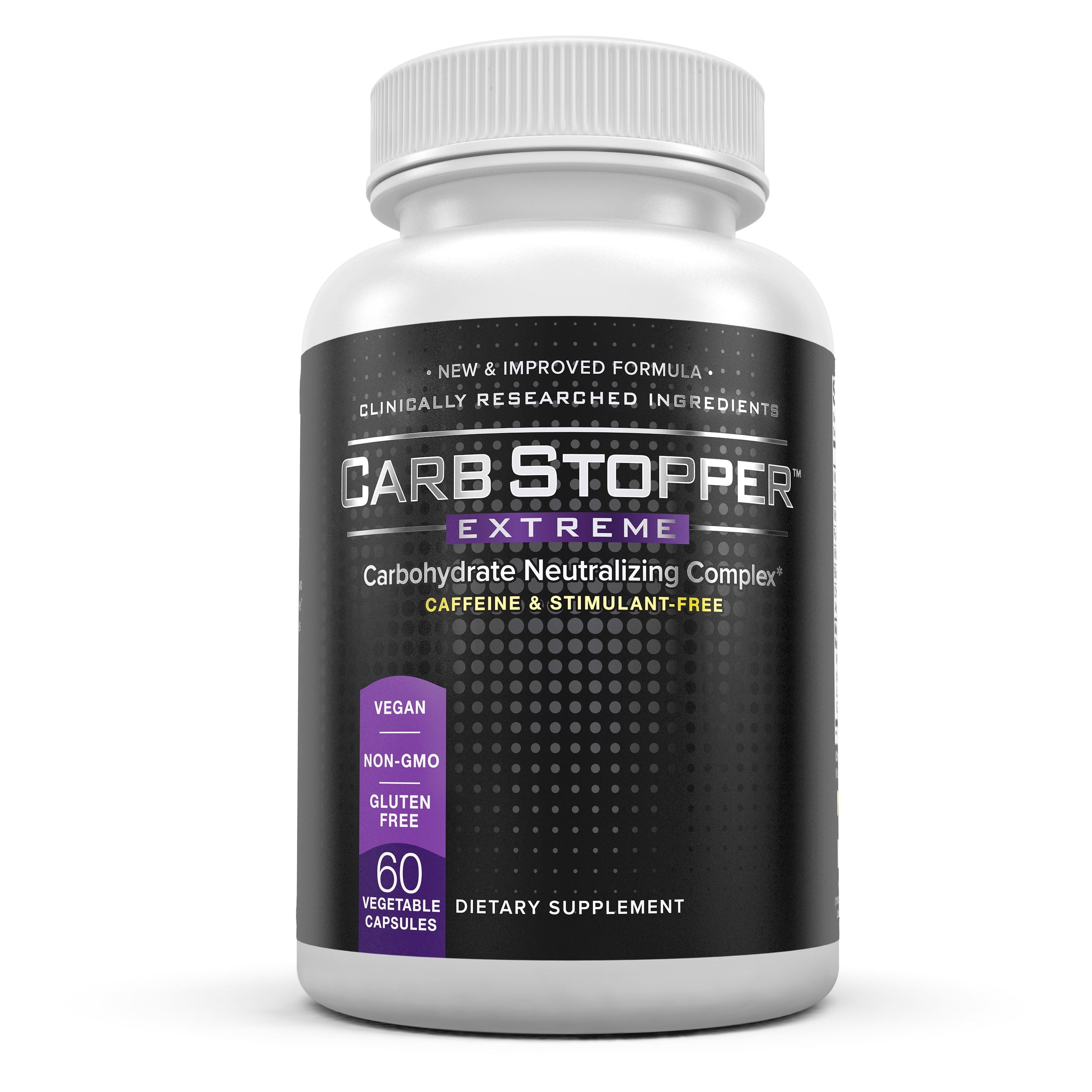 Carb Stopper Extreme Starch Blocker, Keto Diet Supplement with White ...