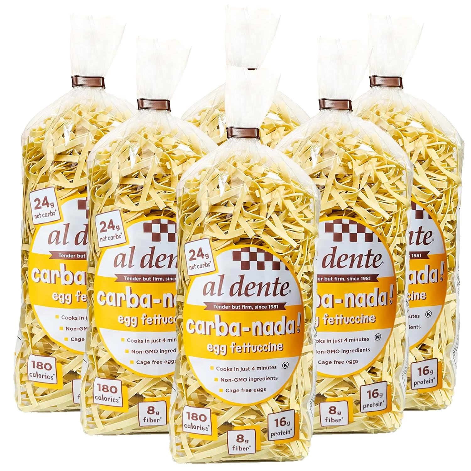 Carba-Nada Variety Pack – Lower Carb, High Protein Pasta. Includes Egg ...