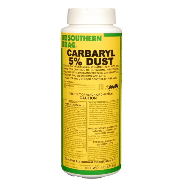 Carbaryl 5% Dust Insecticide - Provides Broad-Spectrum Control - 1 lb ...