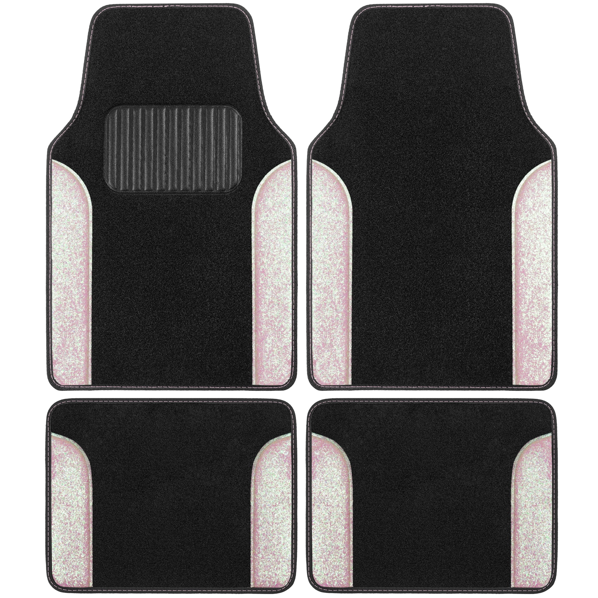 Carbella Sparkle Glitter Car Mats - Carpet Floor Mats for Car Bling ...