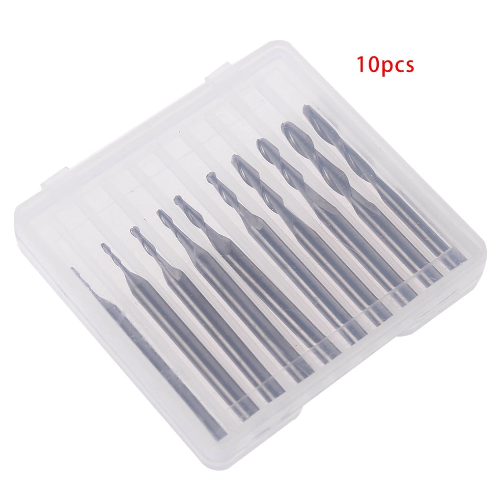 Carbide Ball Nose End Mill Cnc Router Bits Milling Cutter 1/1.5/2.0/2.5 ...