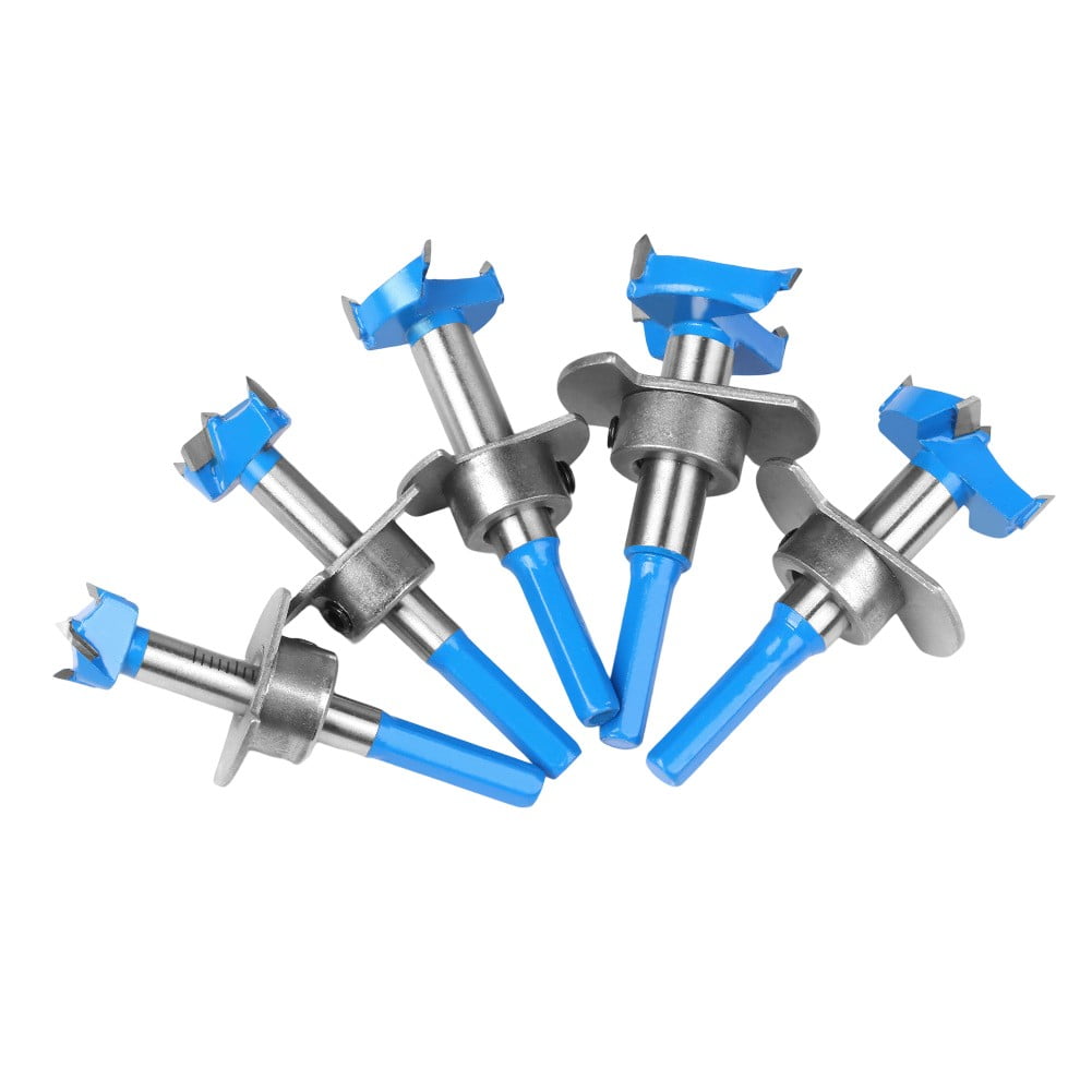 Carbide Hinge Boring Bit Set for Versatile Woodworking Drilling Flat ...