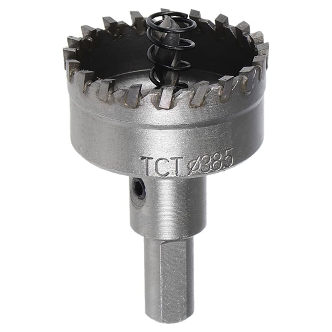 Carbide Hole Cutter 38.5mm Hole Saw High Density Cemented Carbide Teeth Triangular Shank for ...