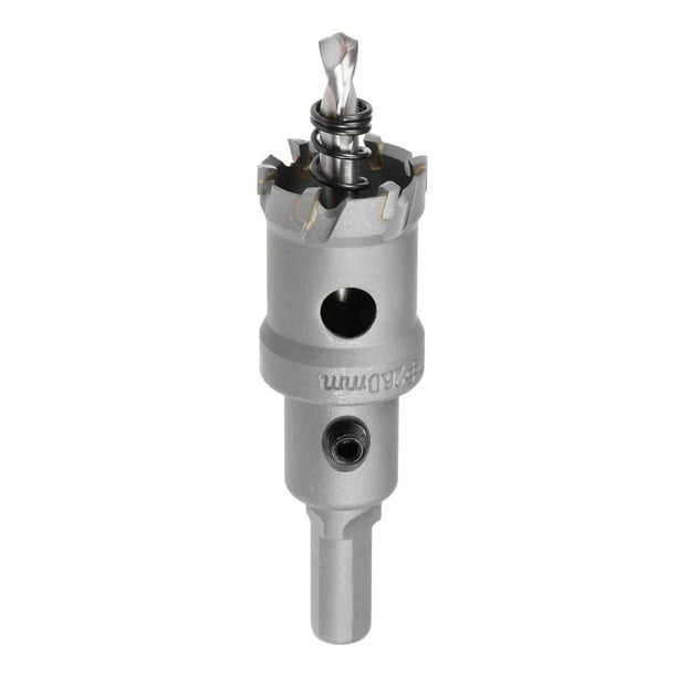 Carbide Hole Saw Cutter Drill Bit for Stainless Steel Alloy, 26mm ...