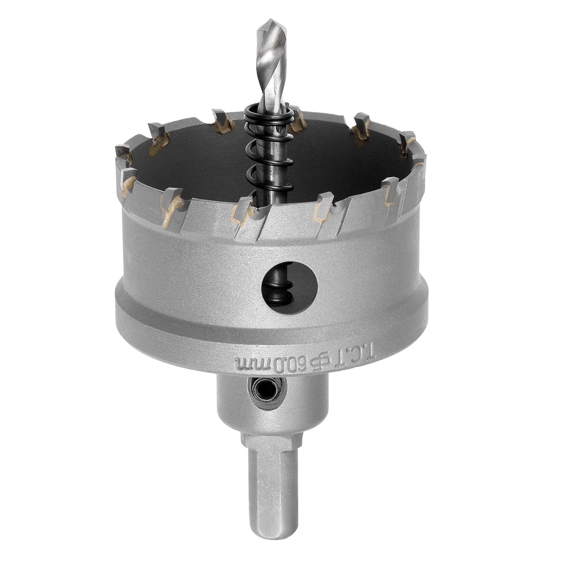 Carbide Hole Saw Cutter Drill Bit for Stainless Steel Alloy, 60mm ...