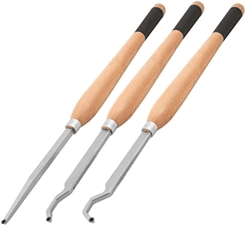 Carbide Hollowing Tool 3 Piece Set with #1, #2 and #3 Hollowers For ...