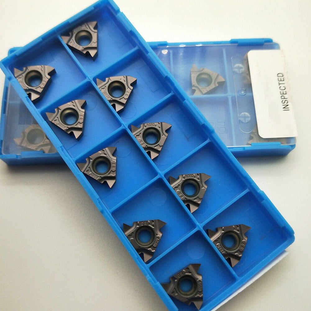 Carbide Insert Threaded 10 Pcs 16ER 3/8\" 16ER AG60-TF Accessories CNC ...