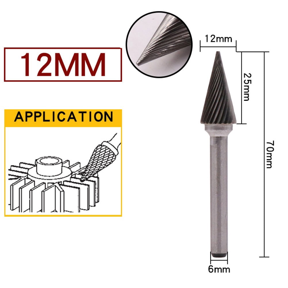 Carbide Rotary Burr Double Slot Rotary File for Efficient Metal Cutting ...