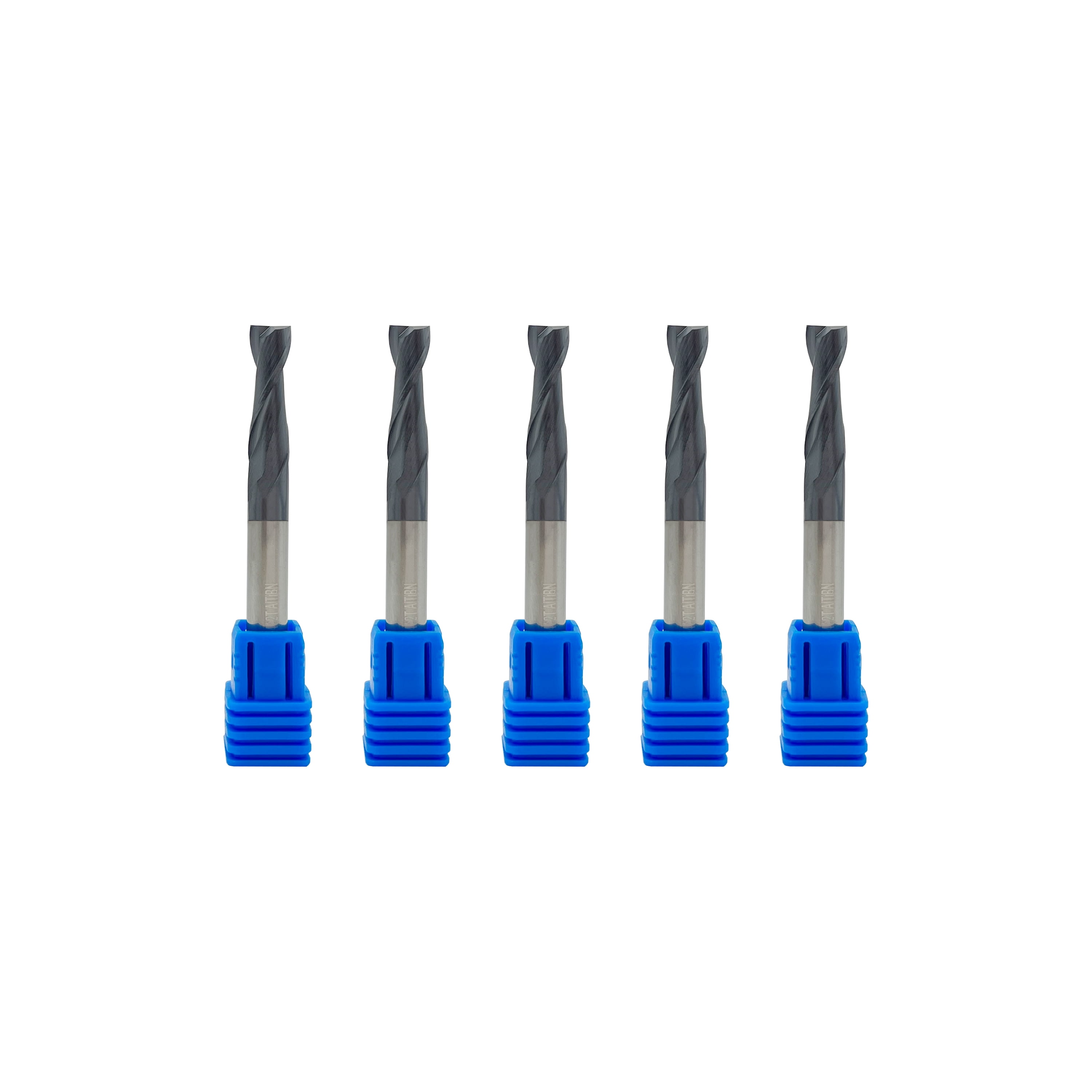 Carbide Square End Mill - 2 Flute - 1/4"2T (5 Piece, 1/4") - for ...