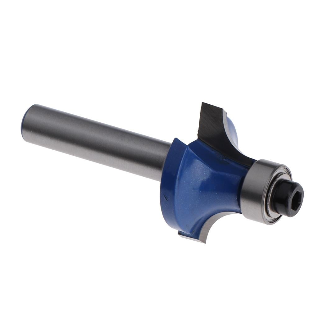 Carbide Tipped 1/2'' Round Over Edge Forming Router Bit - 1/4'' Shank ...
