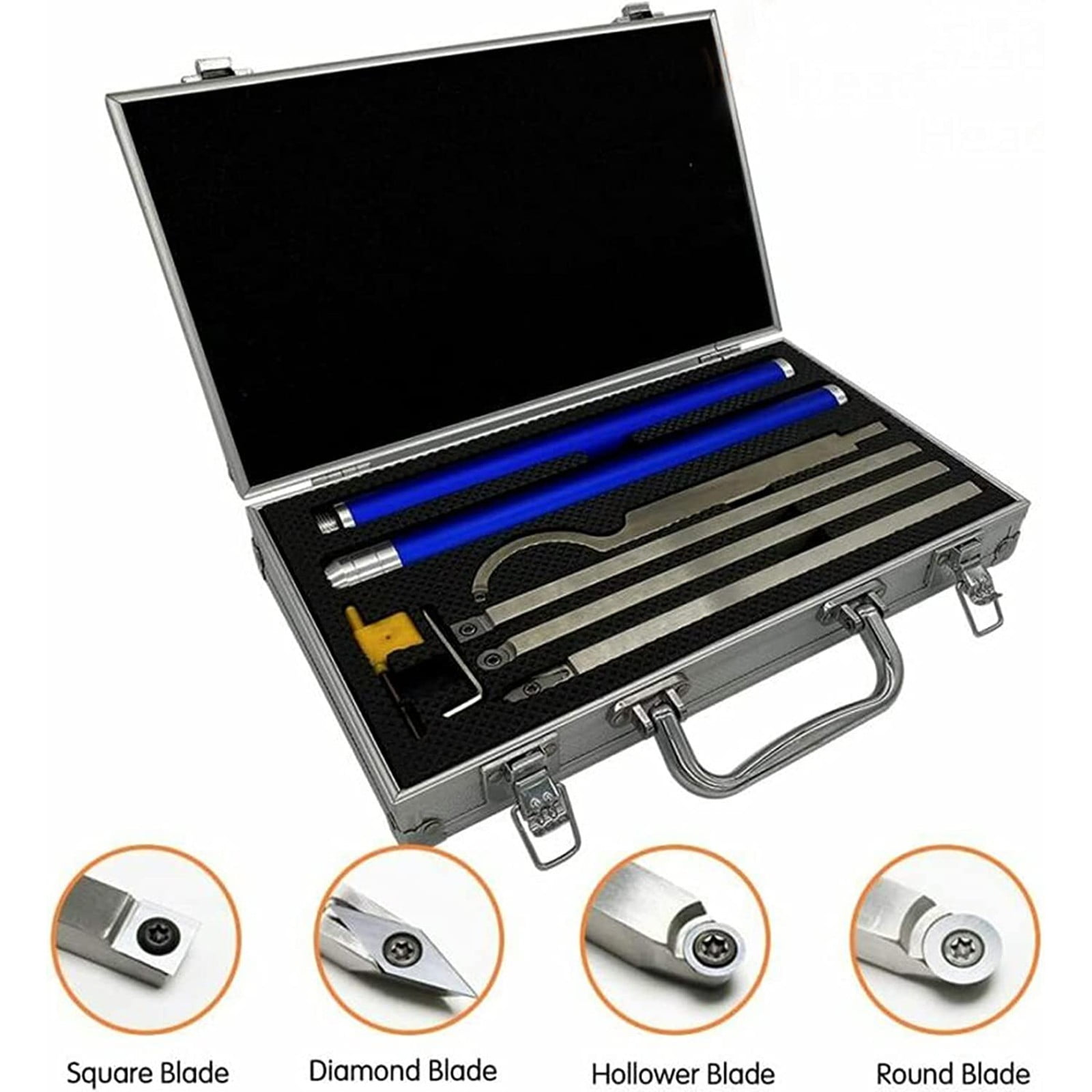 Carbide Tipped Wood Turning tools set Lathe Finisher Swan Neck Tools ...