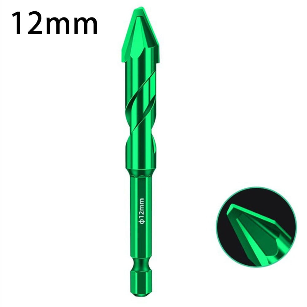 Carbide Triangle Drill Bit Set for 6-12mm Glass Tile and Rock Slab ...