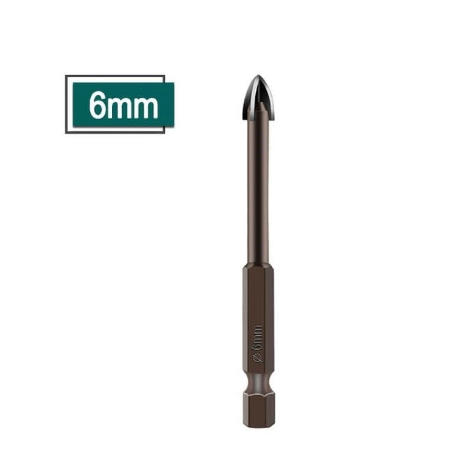 Carbide Triangle Drill Bit Set for Glass Ceramic Concrete - 1/4\\\" Hex ...