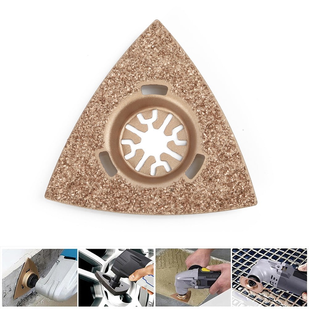 Carbide Triangle Rasp 80mm for Oscillating Tool - Coarse Grinding Tile ...