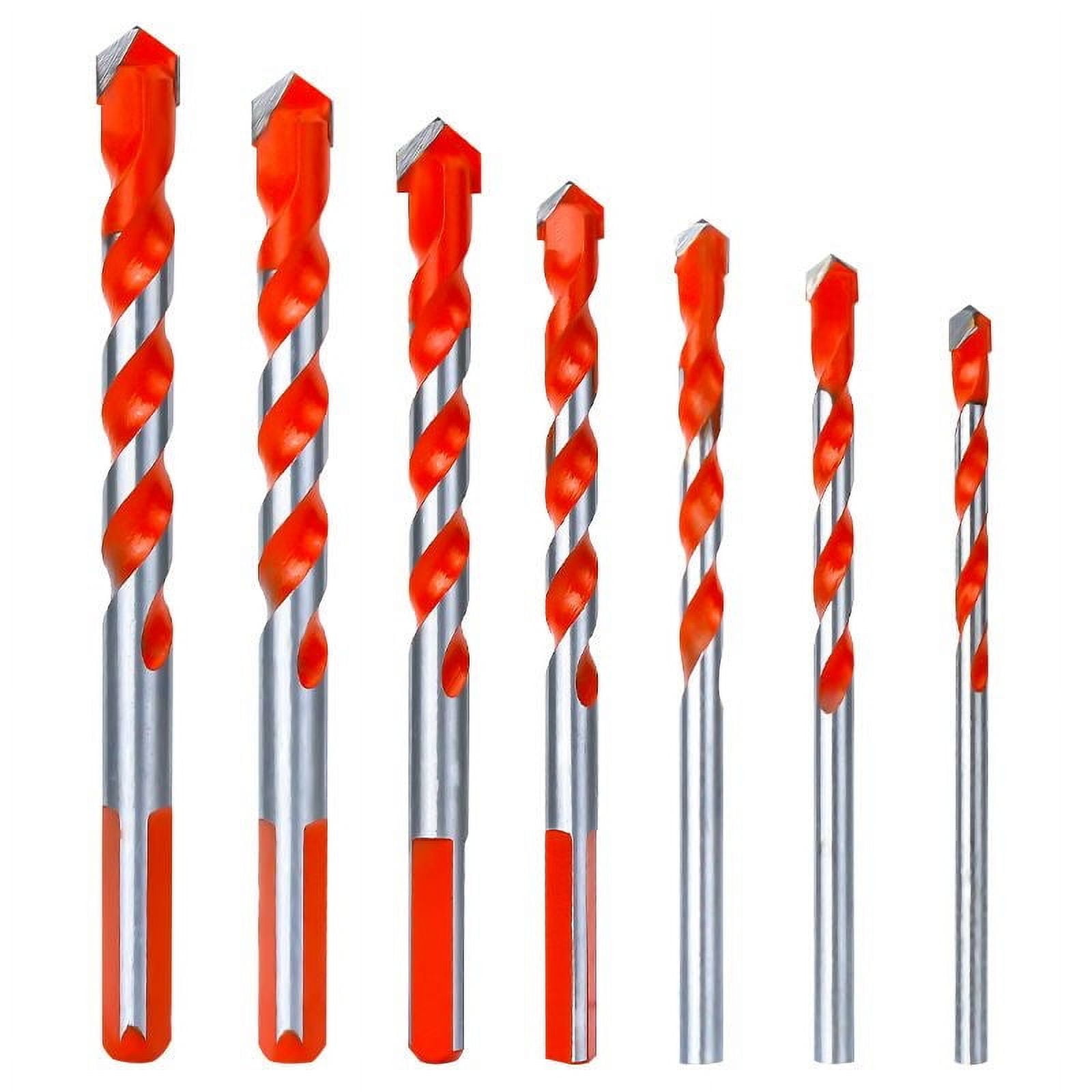 Carbide impact drill bit set Multifunctional Triangle hole Drill tools ...