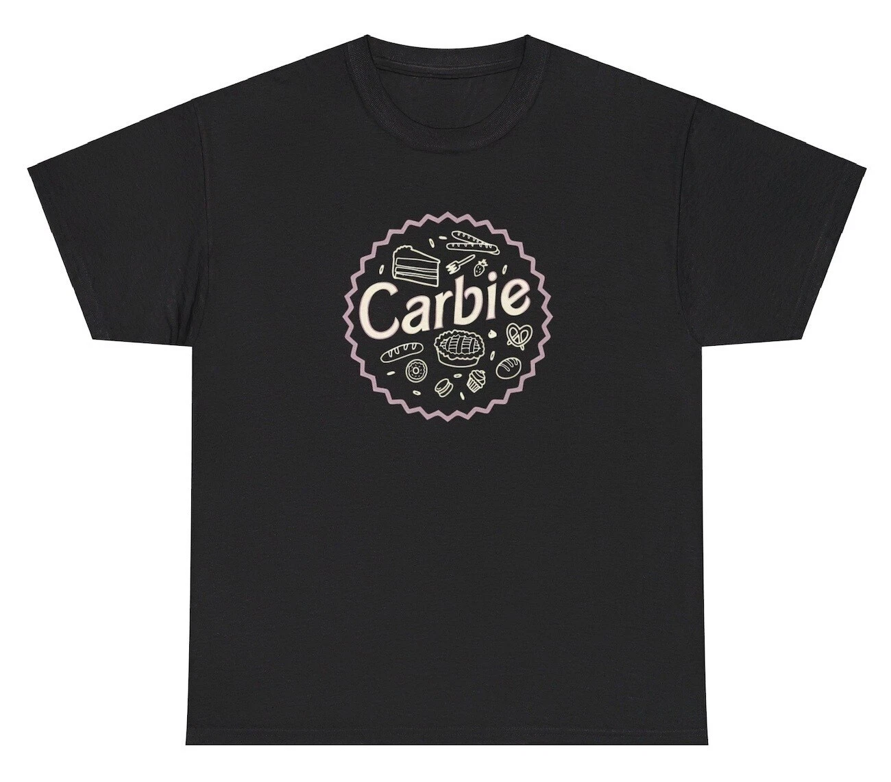 Carbie Funny Carbs Bread Pasta Lover Meme Parody Y2K Silly Gear Unisex ...