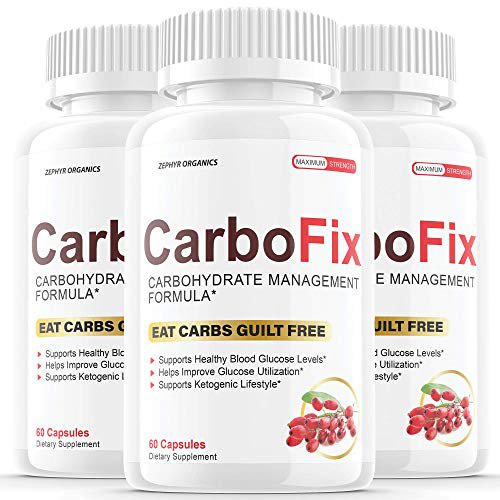 CarboFix Carbohydrate Management Ketogenic Dietary Supplement (3 Pack ...