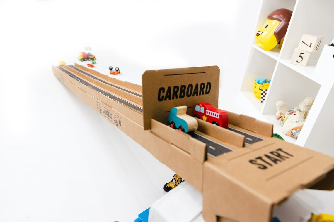 Carboard: The Ultimate Cardboard Race Track - Walmart.com