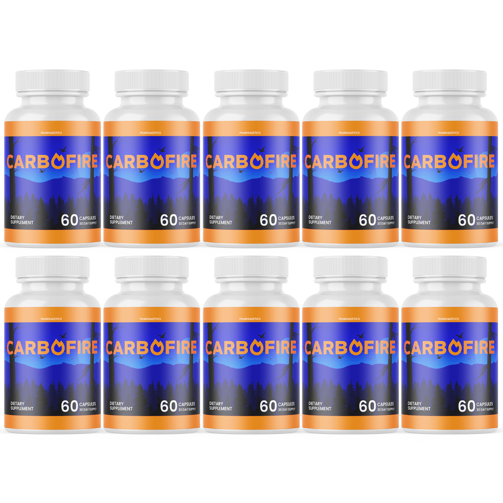 Carbofire Capsules Maximum Strength Formula Carbo Fire Pills - 10 ...