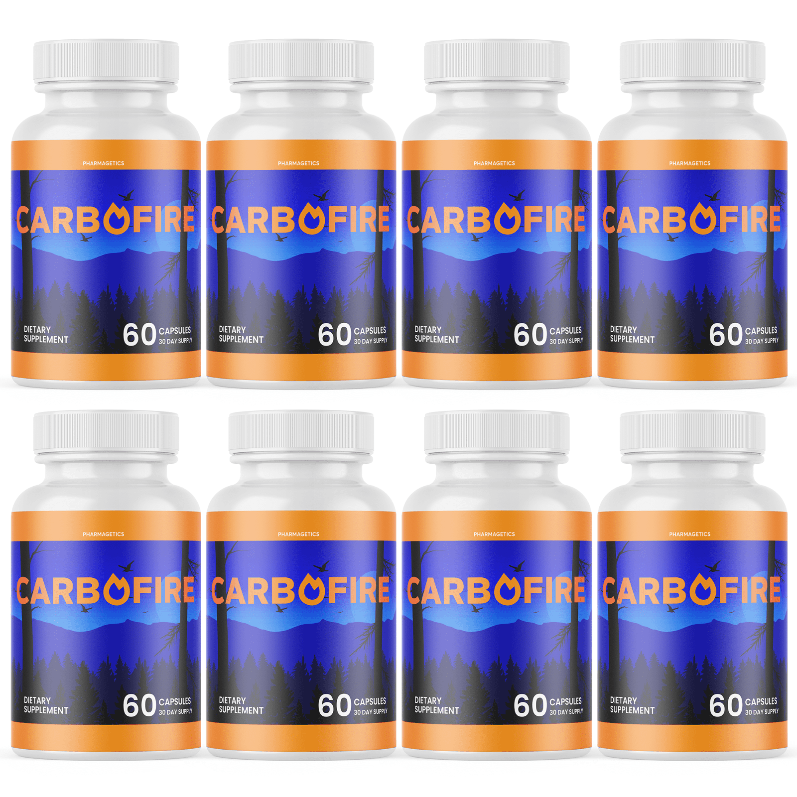 Carbofire Capsules Maximum Strength Formula Carbo Fire Pills - 8 ...