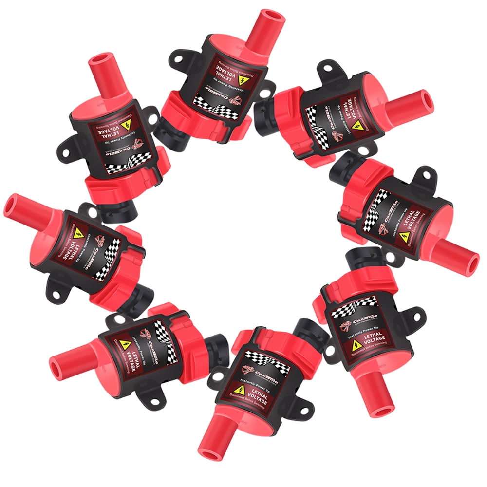 Carbole Set of 8 D585 Ignition Coil Pack for Chevy Silverado GMC LS1 ...