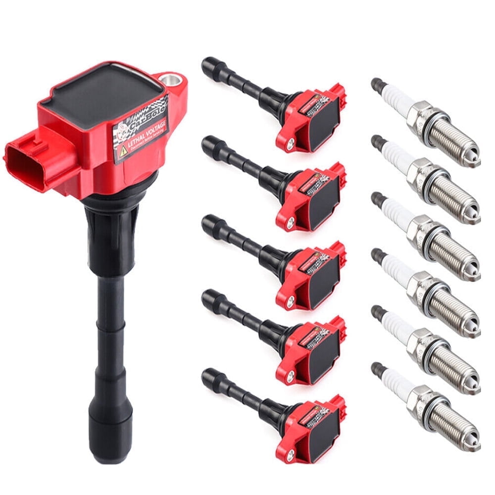 Carbole Ignition Coil & Spark Plug Kit for Nissan Infiniti Maxima ...