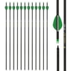 "Headhunter 22"" Carbon Archery Arrows for Crossbow Hunting with Field ...