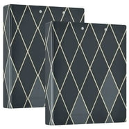 6 Inch Ring Binder With Slant D-Rings, Black, Clear View, Pockets ...