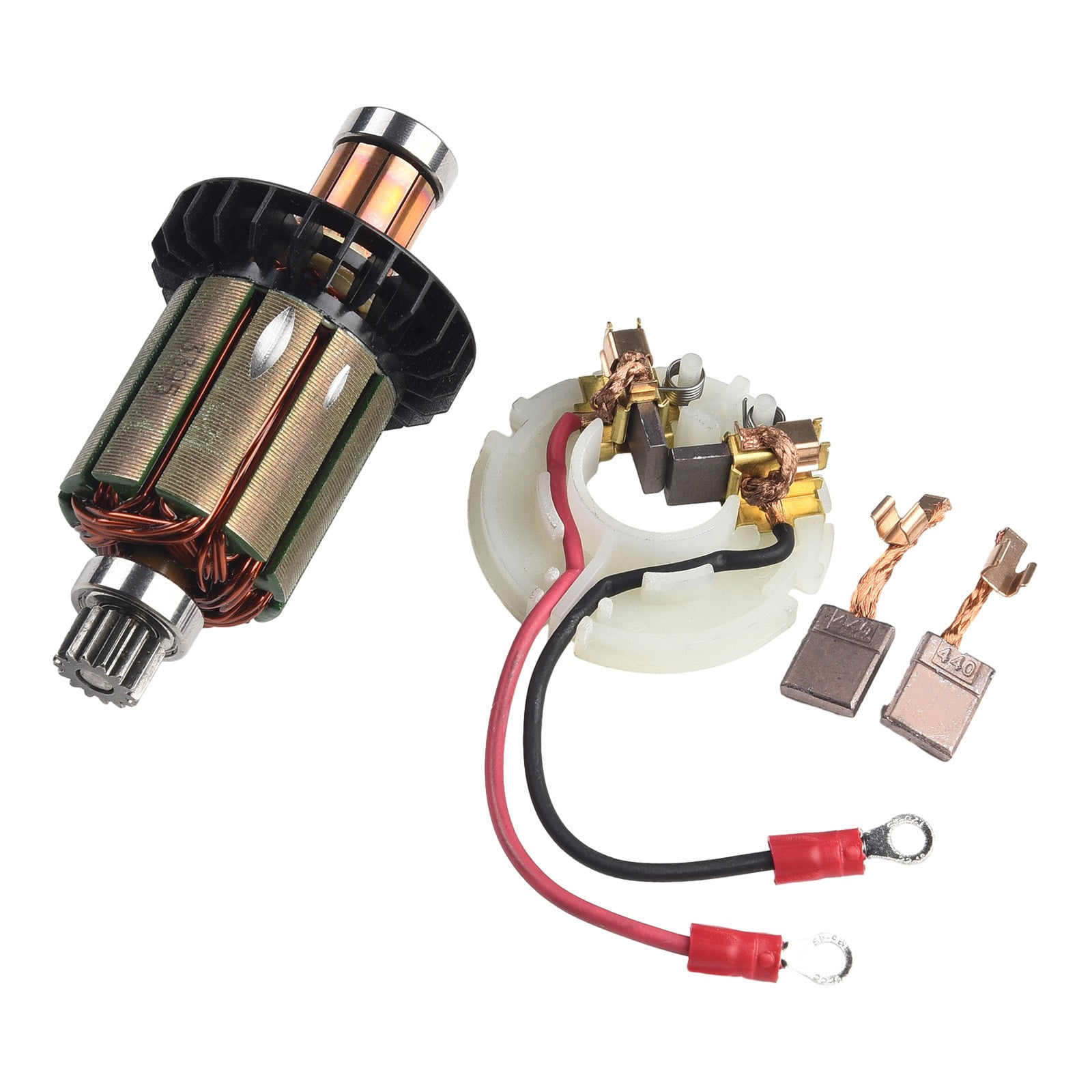 Carbon Brush Holder Armature Bhp458 Cb440 Dhp458 4Pcs 9556 9556Nb Angle ...