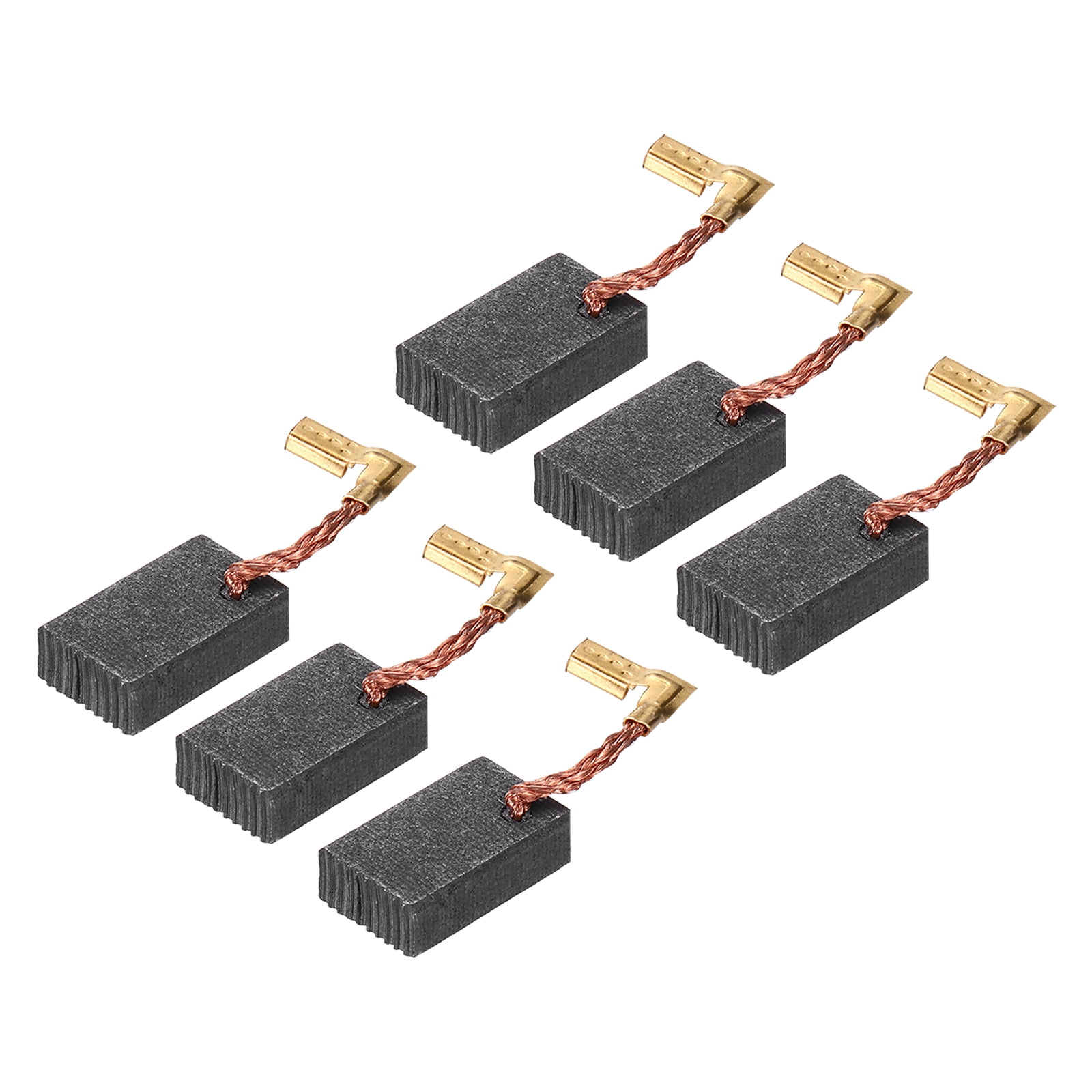 Carbon Brushes 0.63x0.43x0.20 Inch for Electric Motors Power Tools, 6 ...