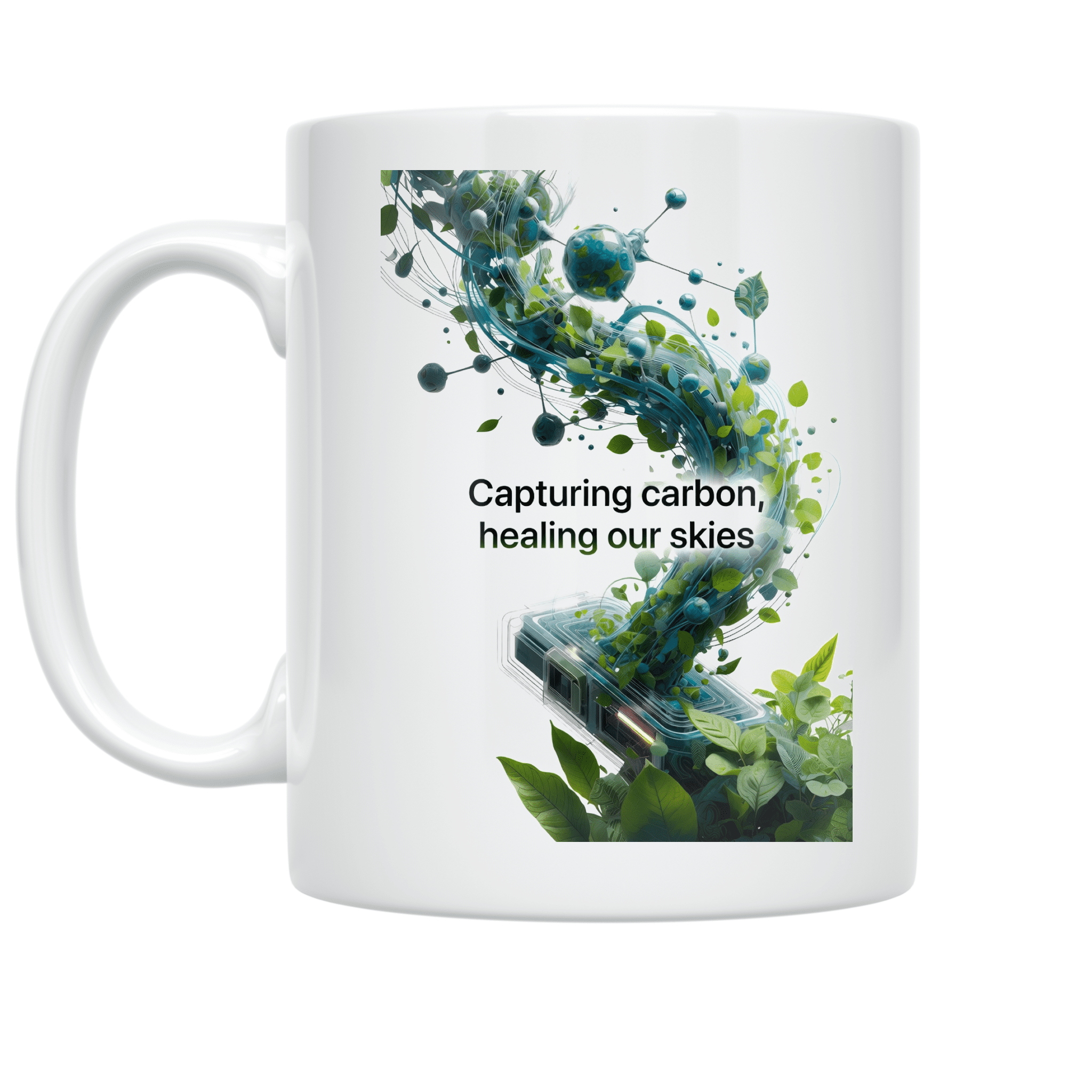 Carbon Capture Art - Environmental Innovator - 11 oz Ceramic Coffee Mug ...